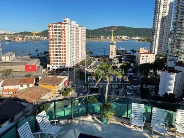 Vende se Cobertura Triplex 600m² Ponta da Praia, Santos/SP R$3.200.000,00