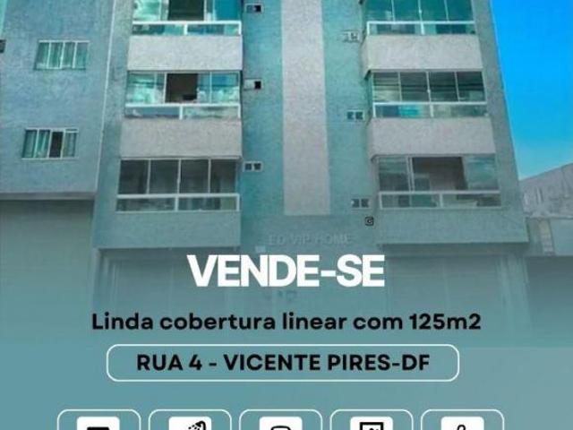VENDE SE Linda cobertura linear com 125m2 Vicente Pires DF