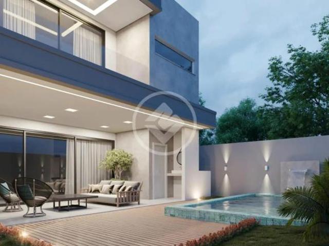 Vende se sobrado moderno no Condomínio Belvedere II com 282m² e 4 suítes. R$2.450.000,00. Gostou des