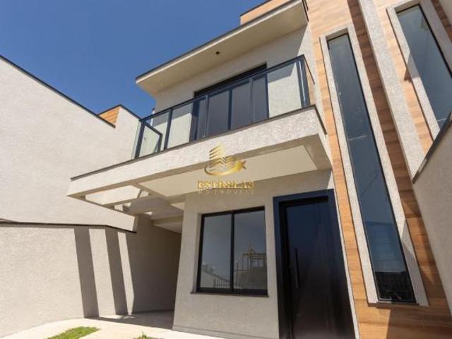 Vende sobrado NOVO, 3 quartos, sendo 1 suíte, 2 vagas Atuba