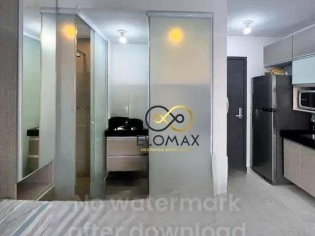 Vende = Studio Mobiliado 1 quarto 1 banheiro, 1 vaga, Varanda Vila Olímpia SP