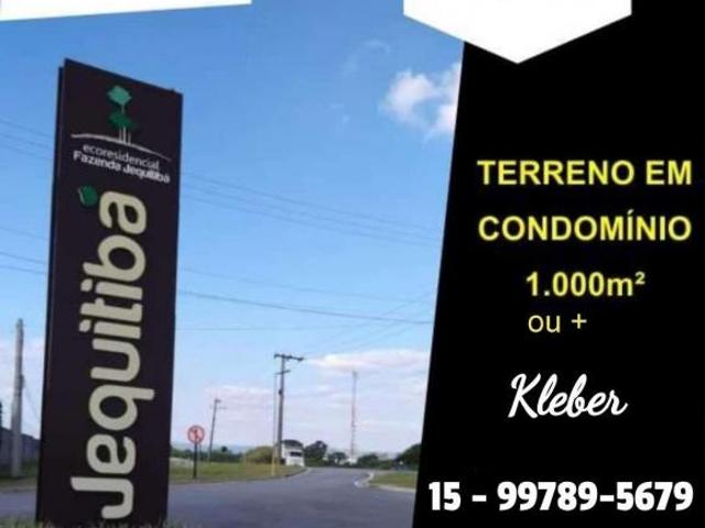 Vendo Terreno no Condomínio Fazenda Jequitibá de 1000m²