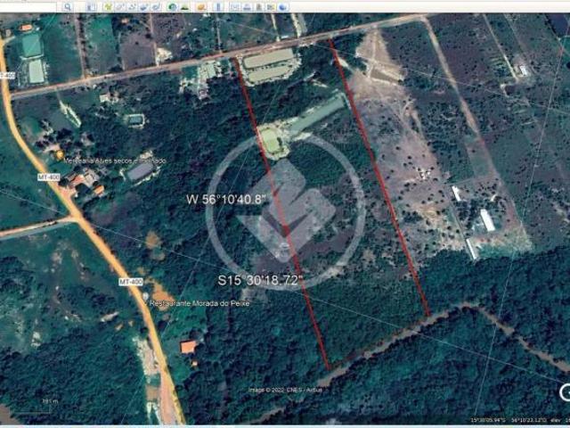 Vendo Terreno com 7.39 HCT com 4 tanques e acesso ao Rio no condomínio Porto Bandeira Cuiabá MT Val
