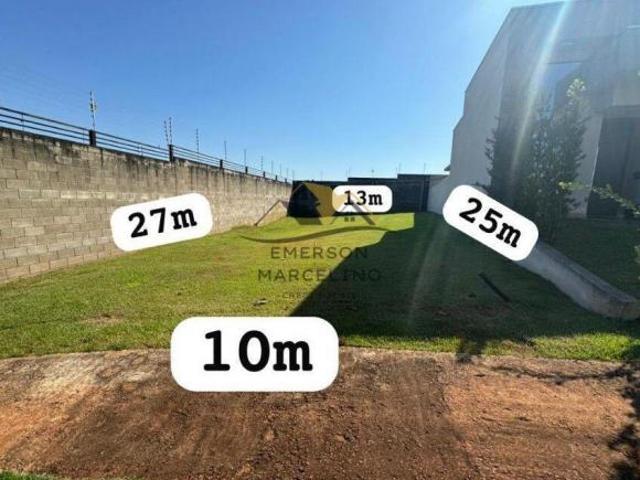 VENDO Terreno de esquina de 292m2 no Condomínio Tangará