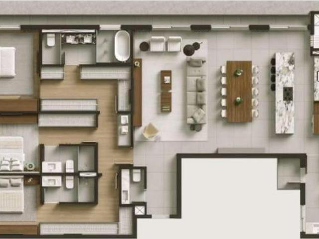Vendo Apartamento com 3 quartos 3 Suítes com 189 m² Total em venda no Cabral