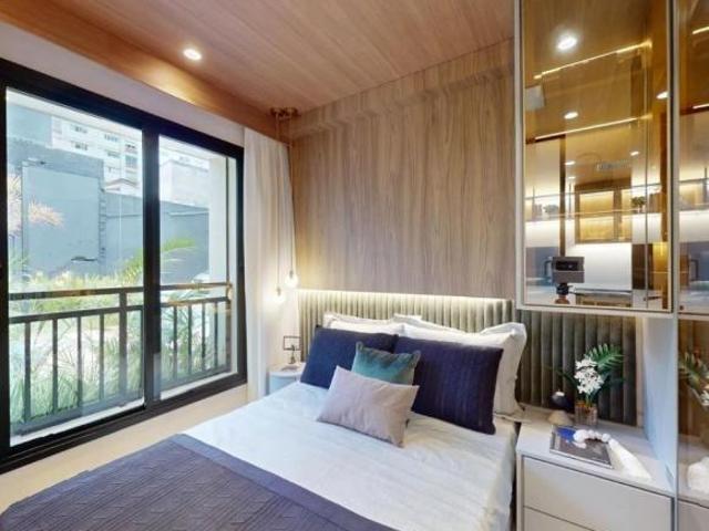 Vendo apartamento de 1 dormitório a 50 passos da estação Berrini