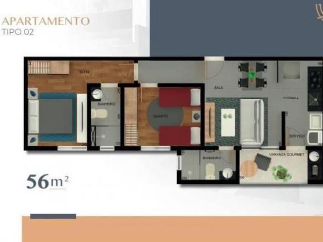 Vendo apartamento de dois quartos com varanda – Bairro Castelo/BH