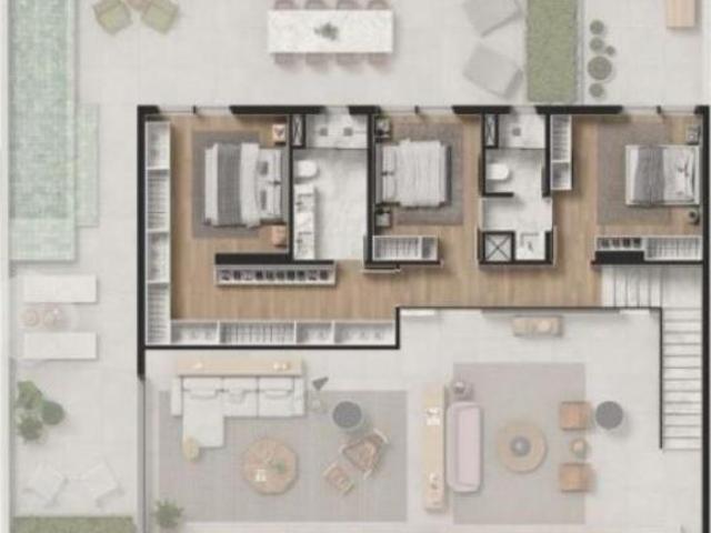 Vendo Apartamento Garden com 3 quartos e 309 m² à venda em Cabral