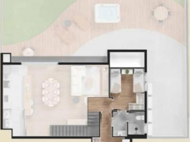 Vendo Apartamento Garden de 242 m² com 3 quartos em venda em Mossunguê