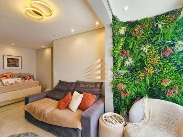 Vendo apartamento mobiliado com 2 dormitórios, 1 suíte, terraço gourmet e vaga em frente ao Shopping