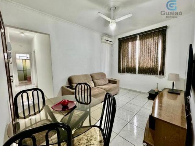 Vendo Apartamento Mobiliado de 2 dormitórios com garagem no Marapé em Santos