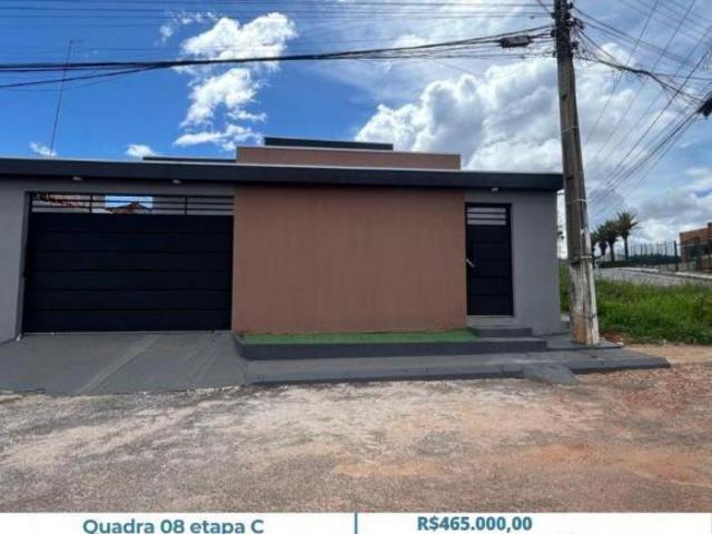 Vendo casa recém construída, “alto padrão”, na Etapa C do Valparaíso I