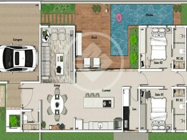 Vendo casa térrea com 3 suítes no Primor das Torres em Cuiabá MT Em fase de acabamento