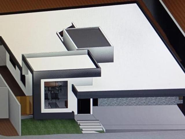 Vendo excelente lote com projeto arquitetônico pronto