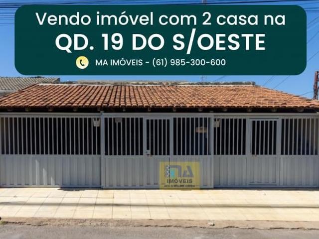 Vendo imóvel na Quadra 19 do Setor Oeste do Gama Imóvel com duas casas e garagem individual