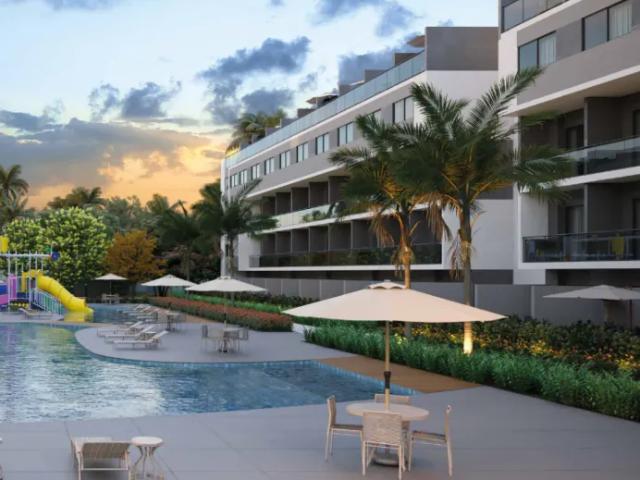 Vendo lindo apartamento na Praia dos Carneiros, ao lado do Parque Aquático, excelente para rentabili