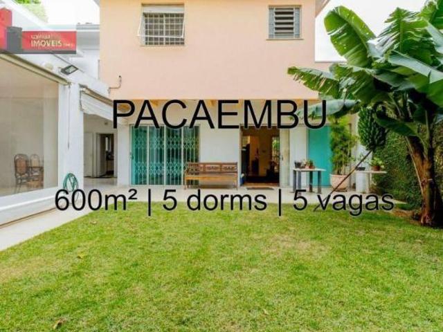 Vendo R. Dr. Manoel Maria Tourinho, 129 Pacaembu, 600m², 5 dorms, 5 vagas