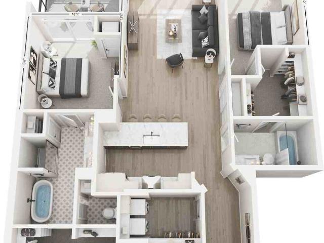 Velwood Residences 2 Bedroom Apartment for Rent at 4901 France Ave S, Minneapolis, MN 55410 Fulton