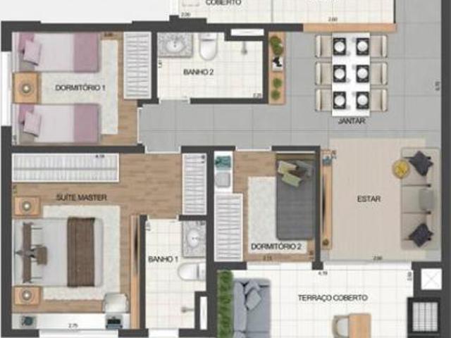 VERTIZ CLUB VILA MASCOTE 100m² R$ 1.140.000,00