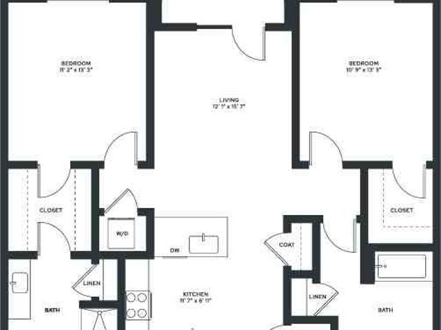 Versa 1 Bedroom Apartment for Rent at 6220 Guilford Ave, Indianapolis, IN 46220 Broad Ripple