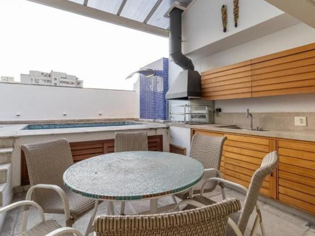 Espetacular cobertura para venda em Higienópolis com 2 quartos, sendo 1 suíte, 134m²