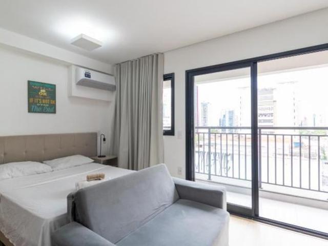 Elegante studio para venda em Mirandópolis com 1 quarto, sendo 1 suíte, 26m²