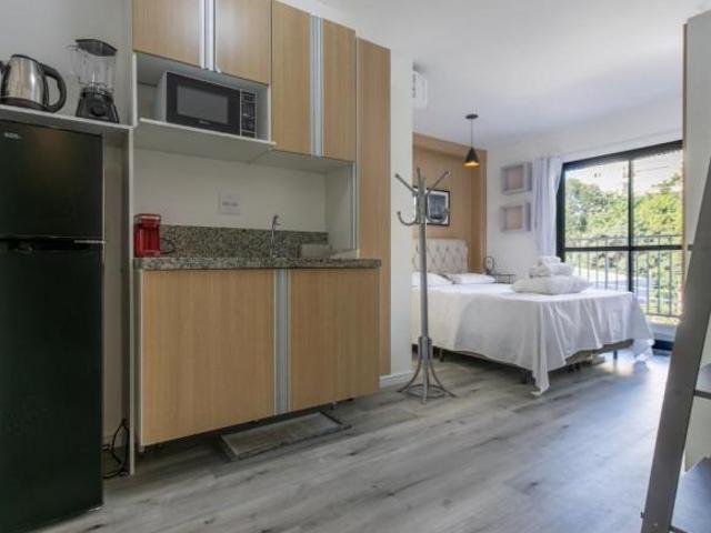 Versátil studio para venda em Santo Amaro com 1 quarto, 26m²