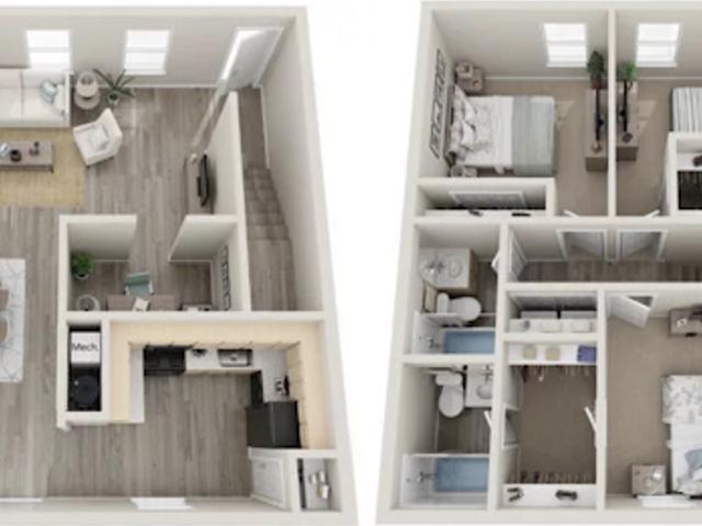 Vesta Camp Creek 3 Bedroom Apartment for Rent at 5100 Welcome All Rd Sw, Atlanta, GA 30349