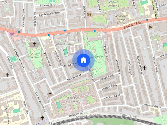 Vestry Road, Denmark Hill, SE5