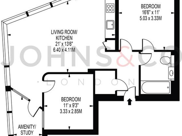 Vetro Court, Canary Wharf, London E14, 2 bed flat to rent, £2,850 pcm | PrimeLocation