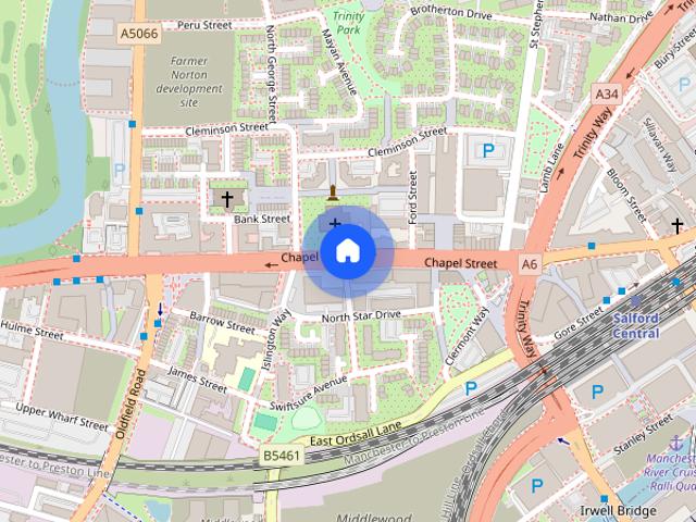 Vimto Gardens, Chapel Street, M3