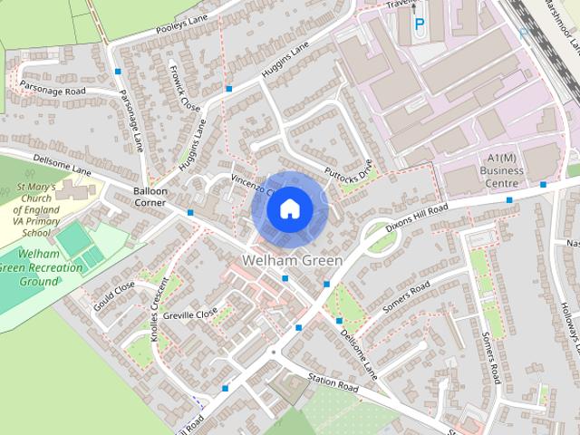 Vincenzo Close, Welham Green, Hatfield, Hertfordshire