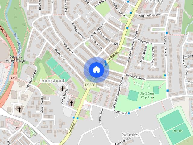 Vine Street, Whelley, Wigan, WN1