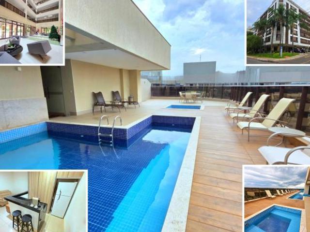 Via SOHO Mobiliado andar alto 1 Qto 1 vaga Lazer completo Noroeste Brasília DF