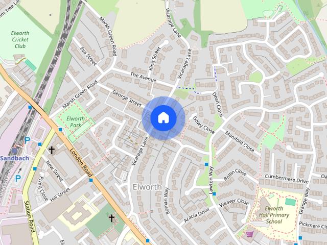 Vicarage Lane, Elworth, Sandbach