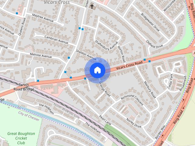 Vicars Cross Road, Vicars Cross, Chester, CH3
