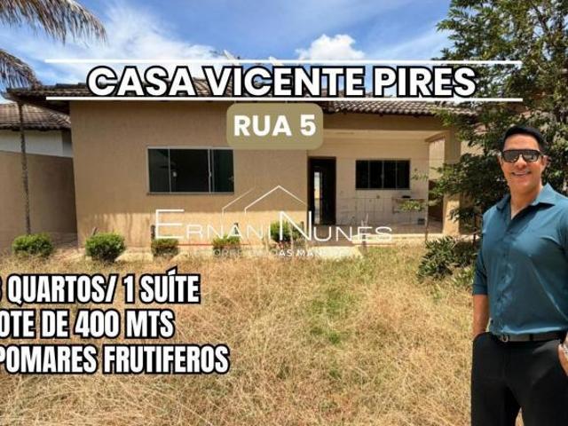 VICENTE PIRES RUA 5 3 QUARTOS 1 SUÍTE LAZER COMPLETO