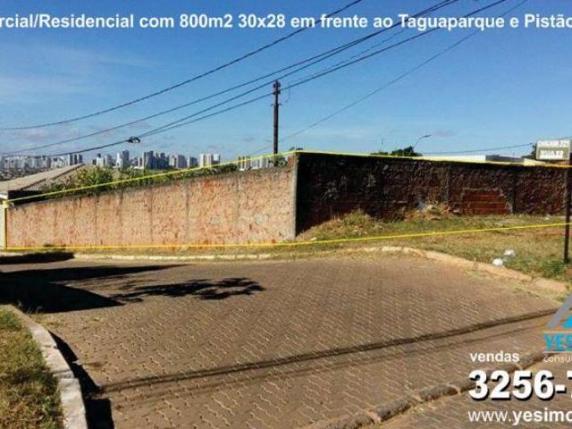 VICENTE PIRES | 800m² COMERCIAL/RESIDENCIAL | EM FRENTE AO TAGUAPARQUE | EXCELENTE OPORTUNIDADE!