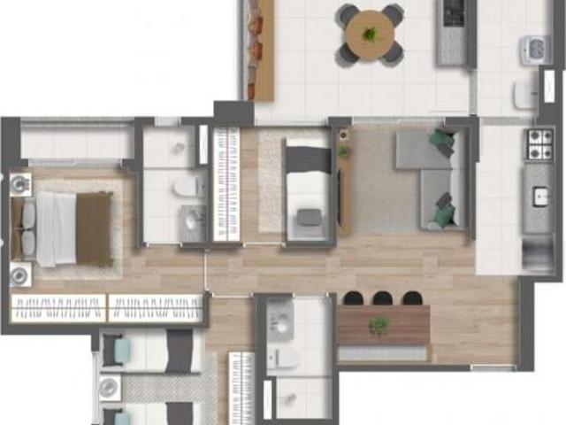 Vila Mascote: Conforto, Exclusividade com 3 Dormitórios e 1 Suíte 74 M²