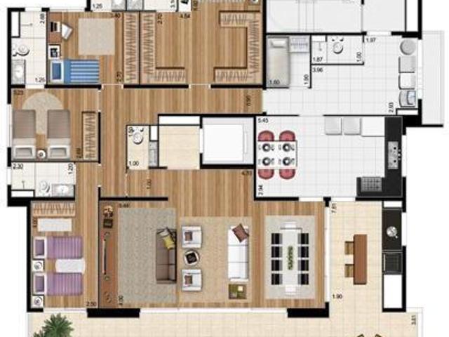 Vila Mariana apartamento novo pronto 4 suítes perto do metrô