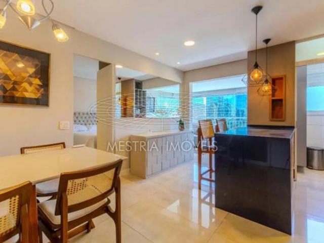 Vila Olímpia | Apto mobiliado em andar alto | Moderno com excelente acabamento!