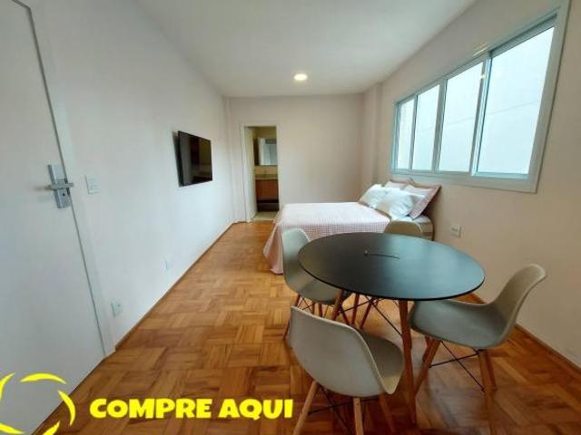 Vila Buarque | Reformado | Mobiliado | 33 m² | Faculdade Mackenzie