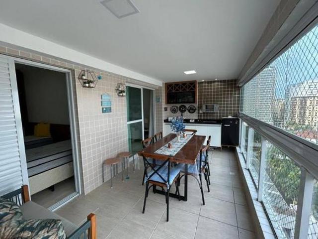 Vila Caiçara Apto 3 Dorms de 116m² com Sacada Gourmet e Lazer Completo