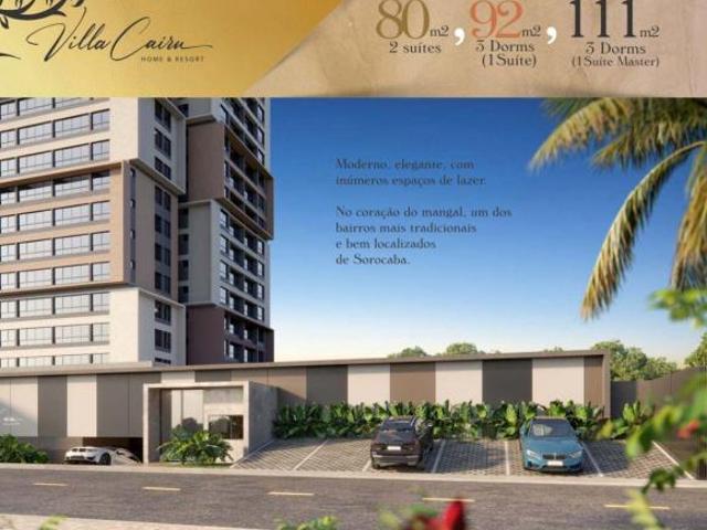 Vila Cairu Home Resort Apartamento Mangal #Vem Morar em Sorocaba
