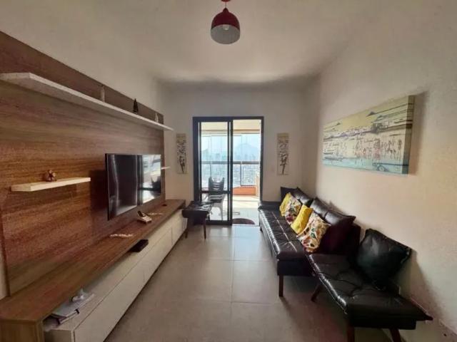 Vila Guilhermina • 95,88 m² • 2 Dorms 2 Suítes • Varanda Gourmet + Vista Mar • 100 m da Praia + 2