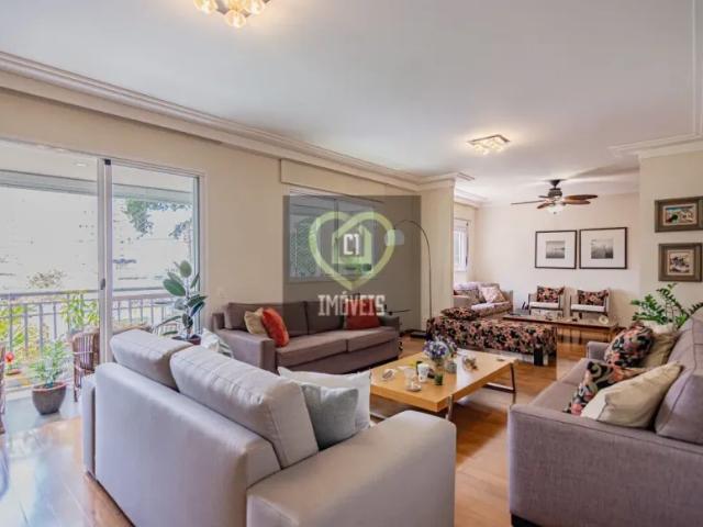 Vila Romana apartamento com varanda gourmet, 3 suítes, 3 vagas + depósito