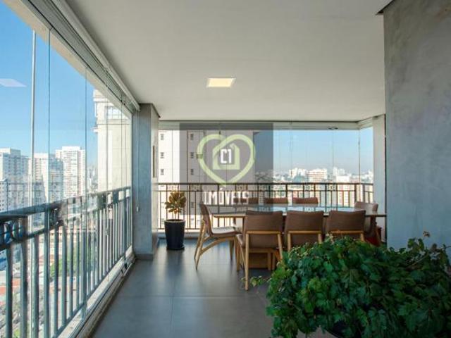 Vila Romana apartamento lindo varanda gourmet, 4 suítes, 4 vagas