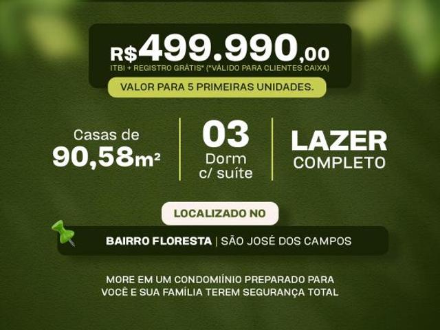 VILLA FLORESTA CASA EM CONDOMINIO 3 DORMS GANHE DOC BAIRRO FLORESTA