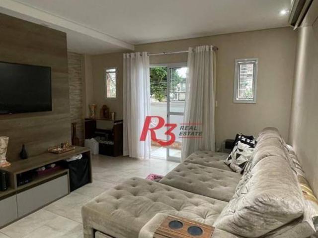 Village à venda, 124 m² por R$ 685.000,00 Marapé Santos/SP