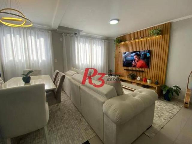 Village à venda, 125 m² por R$ 905.000,00 Marapé Santos/SP